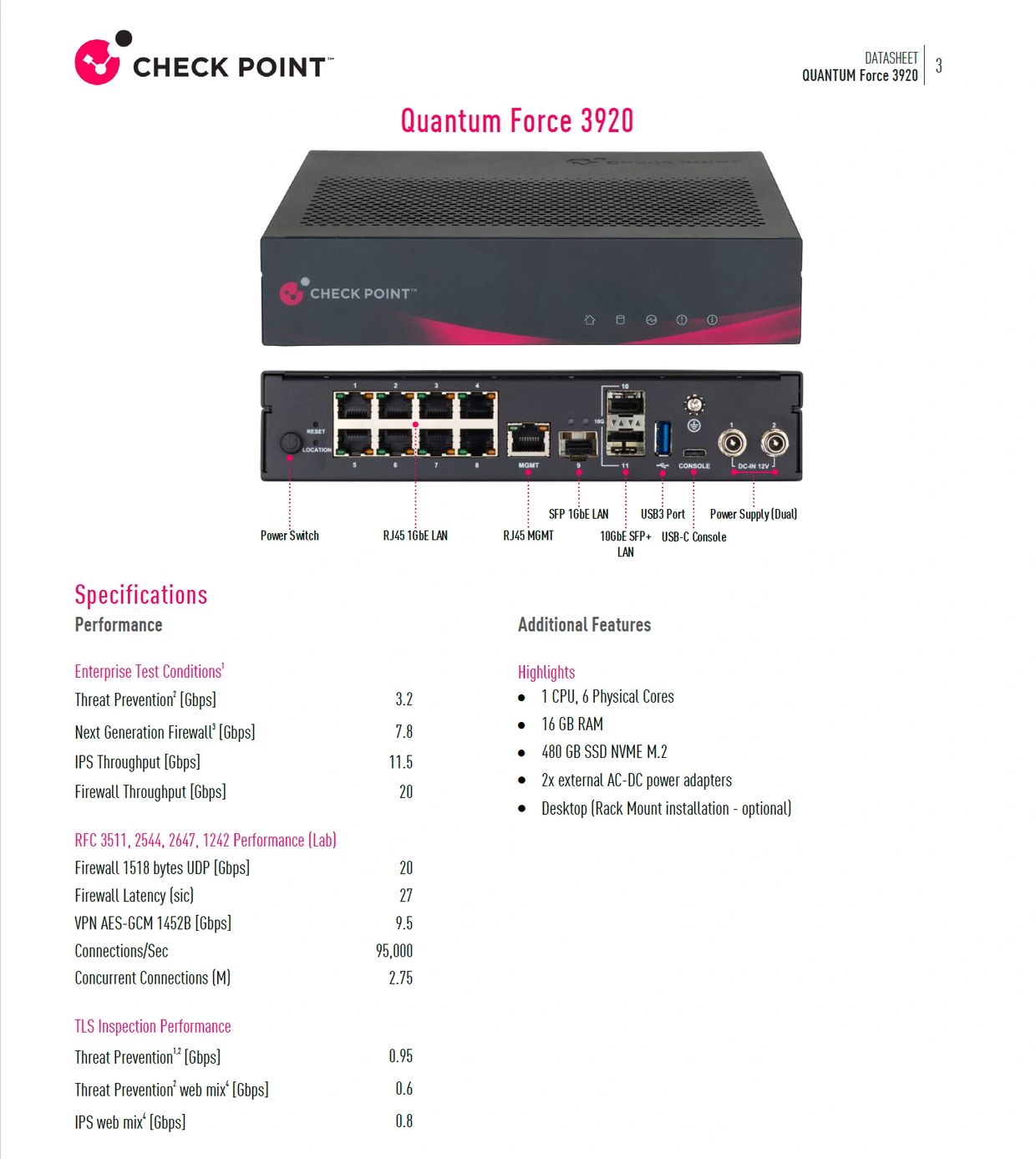 CheckPoint 中国：CheckPoint 3920、CheckPoint CPAP-SG3920-SNBT、CheckPoint CPSB-SNBT-3920-1Y ...